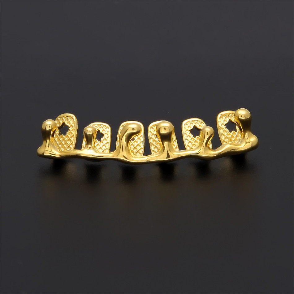Custom Fit Hip Hop Grills Teeth Drip Caps Lower Top & Bottom Grill ...